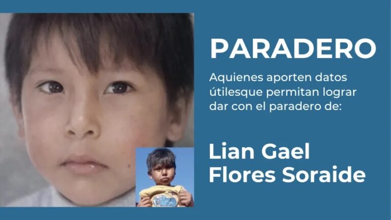Caso Lian Flores: difundieron una nueva imagen con progresión de edad ...
